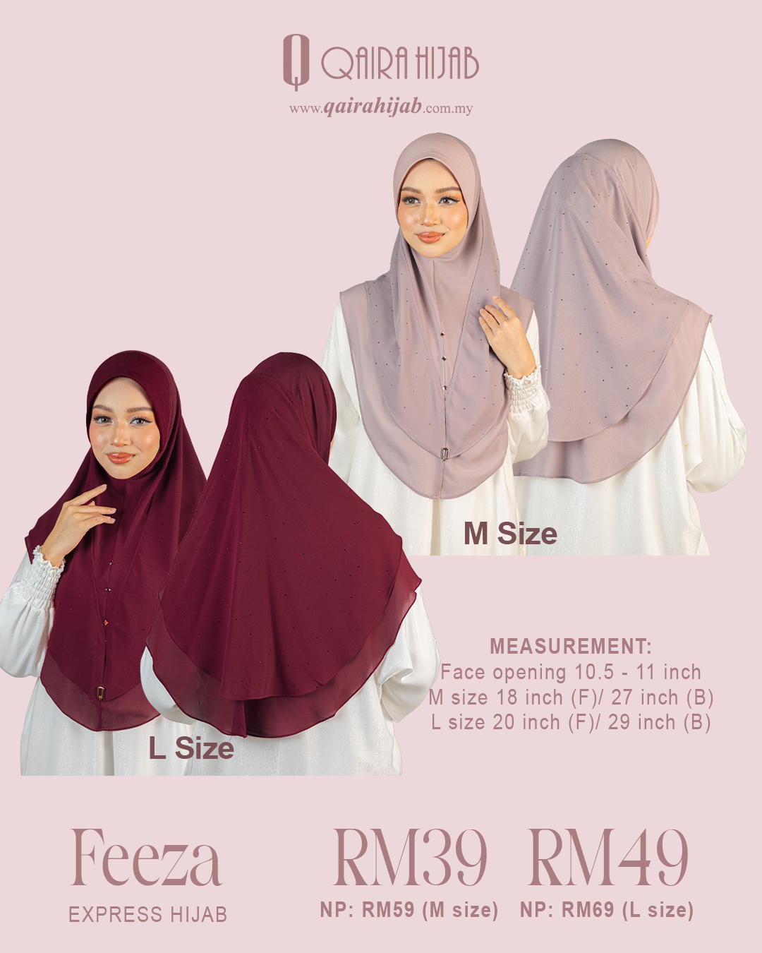 Qairahijab | EXPRESS HIJAB NO.1 DI MALAYSIA | TUDUNG | HIJAB COLLECTION ...